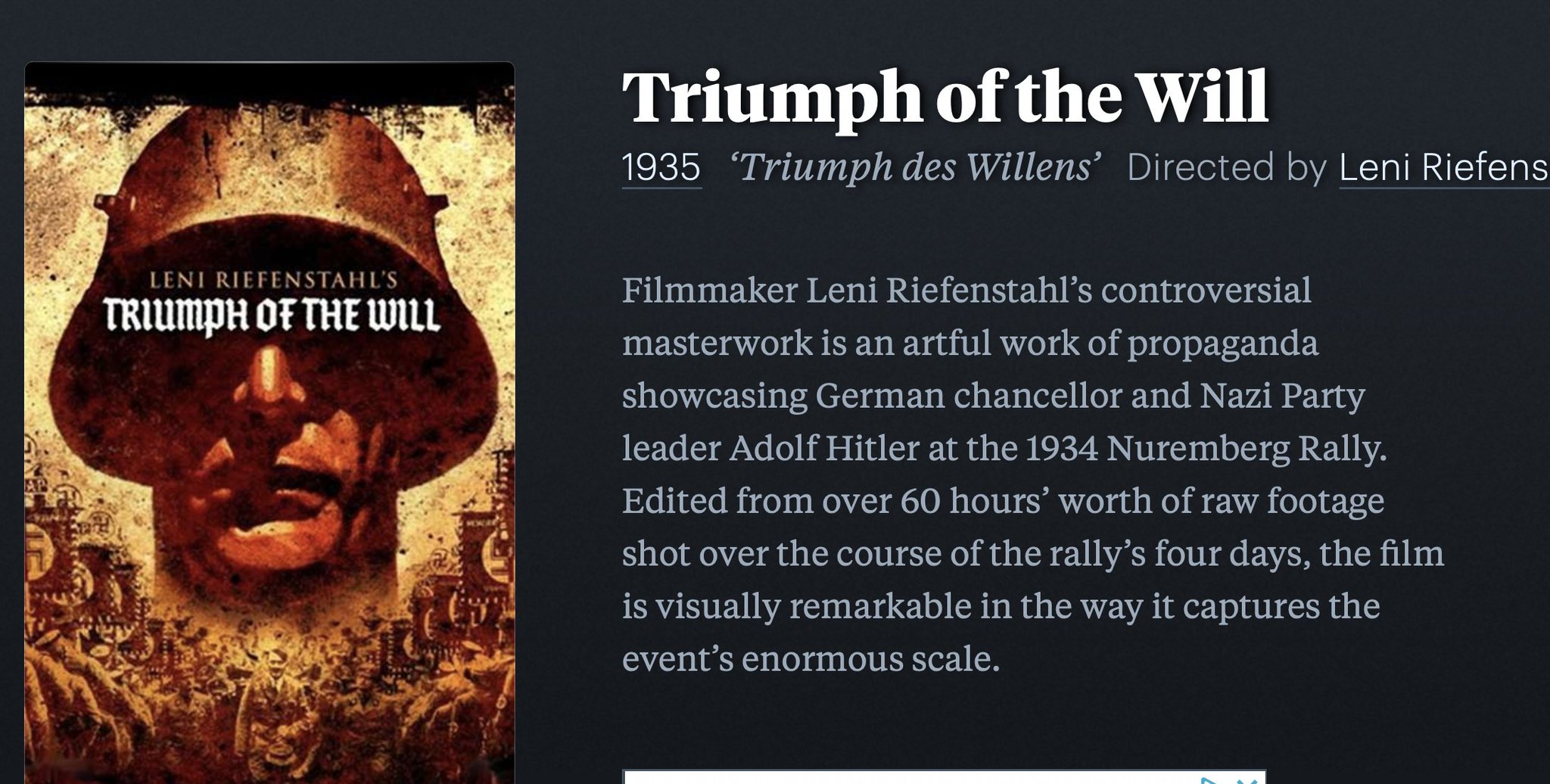 Triumph Of The Will