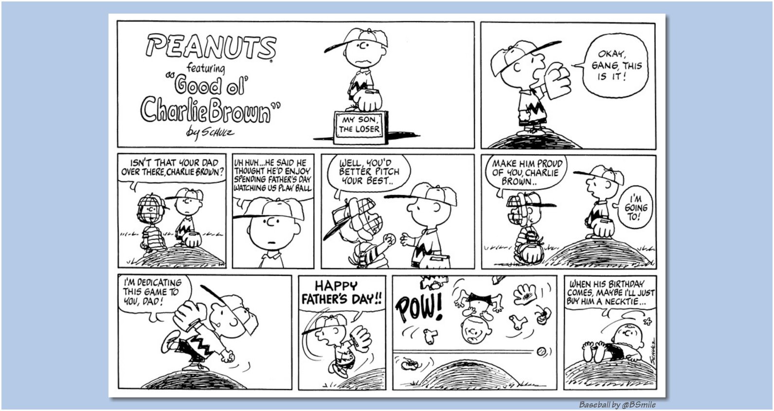 Charlie Brown Baseball Pow