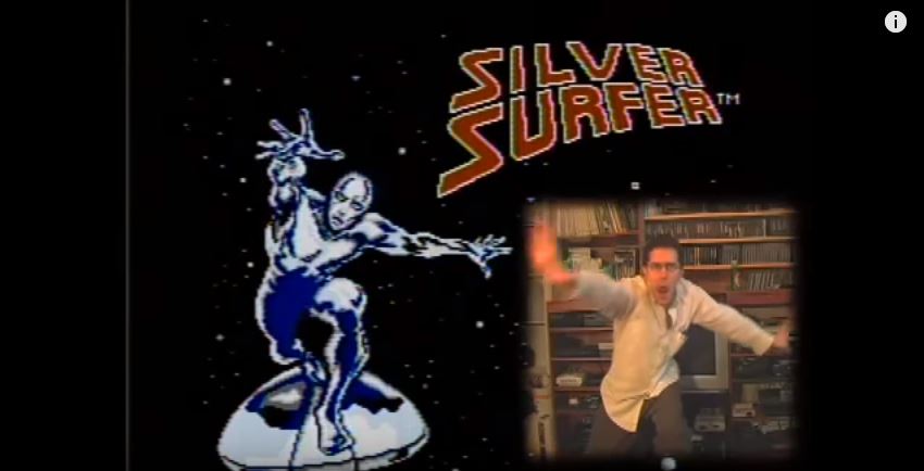 Kevin Edwards ( Retro Videogame development ) on Twitter: "NES Silver Surfer title page, posed ...