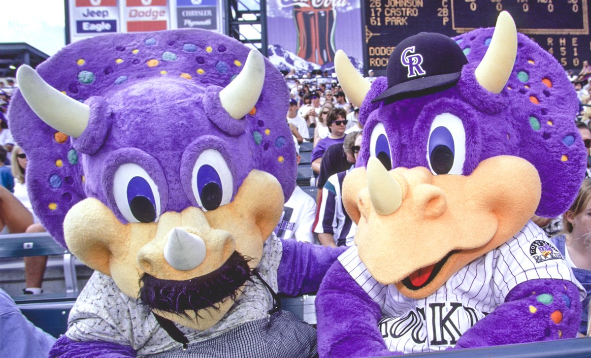 Dinger and Dug, through the years | Colorado Rockies | Scoopnest