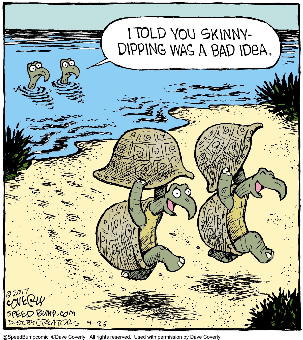 Speed Bump Comic Strip