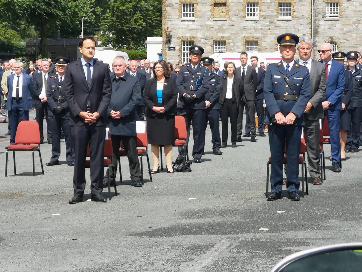 Garda stations around Ireland marked a minute's silence to remember ...