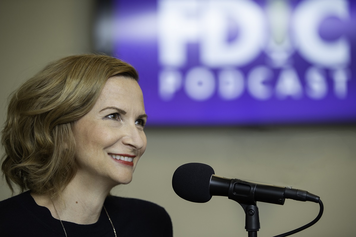 Today, we launched the new FDIC Podcast! Our first episode features ...