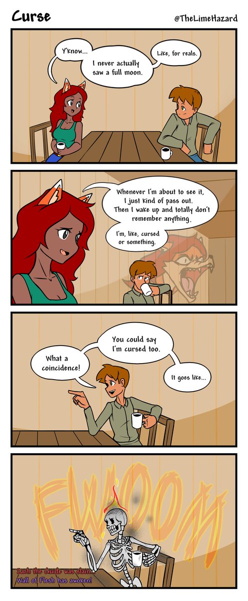 「Guide's curse @Terraria_Logic #Terraria 」|LimeHazard🆖️(COMMS OPEN)の漫画