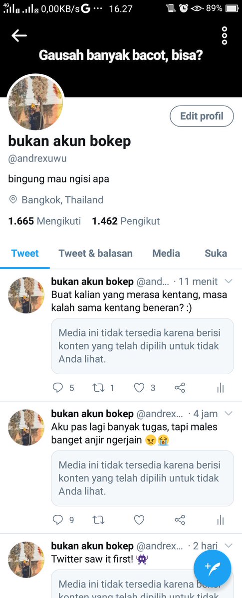 bukan akun bokep (@andrexuwu) | Twitter