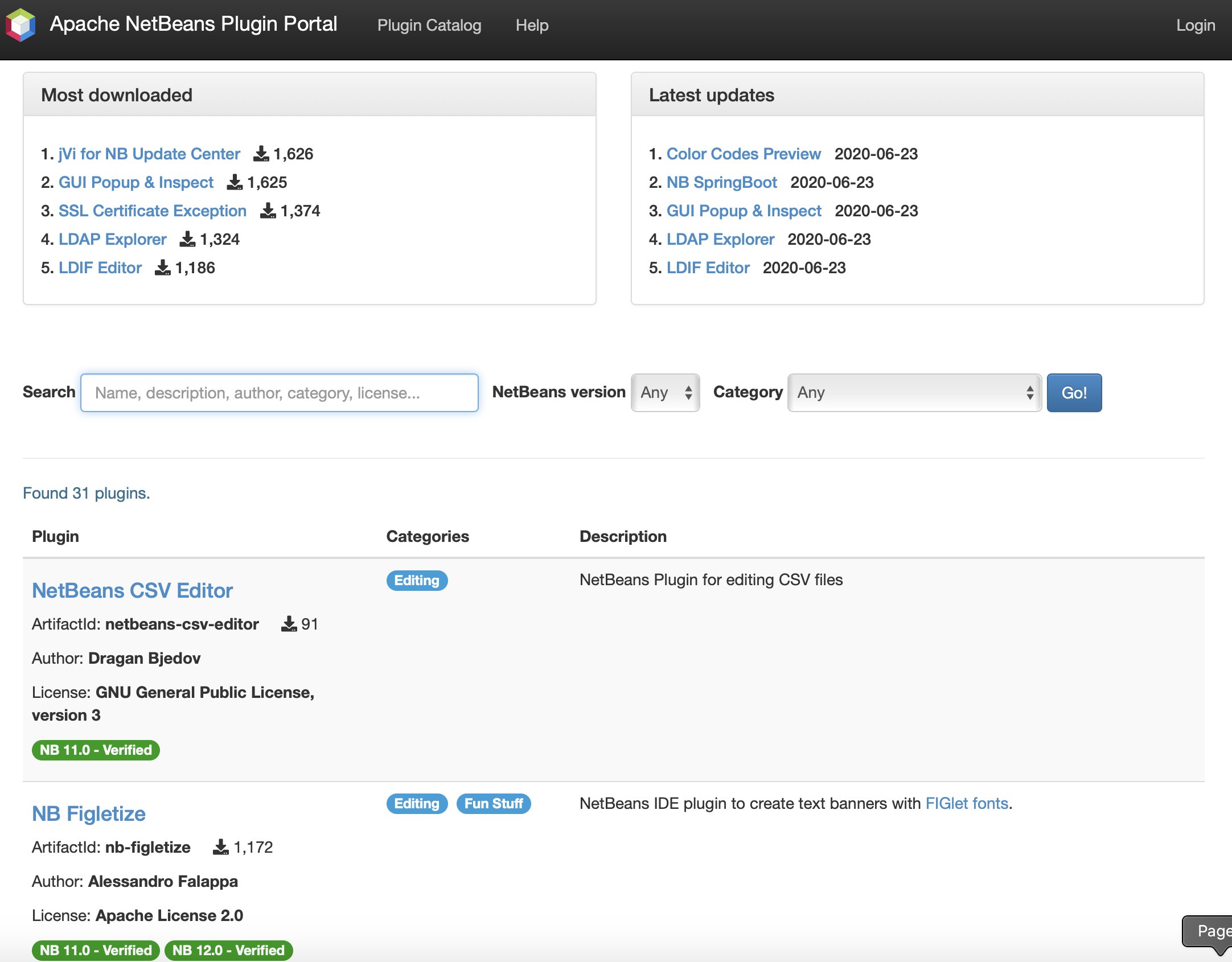 Apache NetBeans on Twitter: "Tip: https://t.co/tj40U79uru is the new URL to the NetBeans Plugin ...