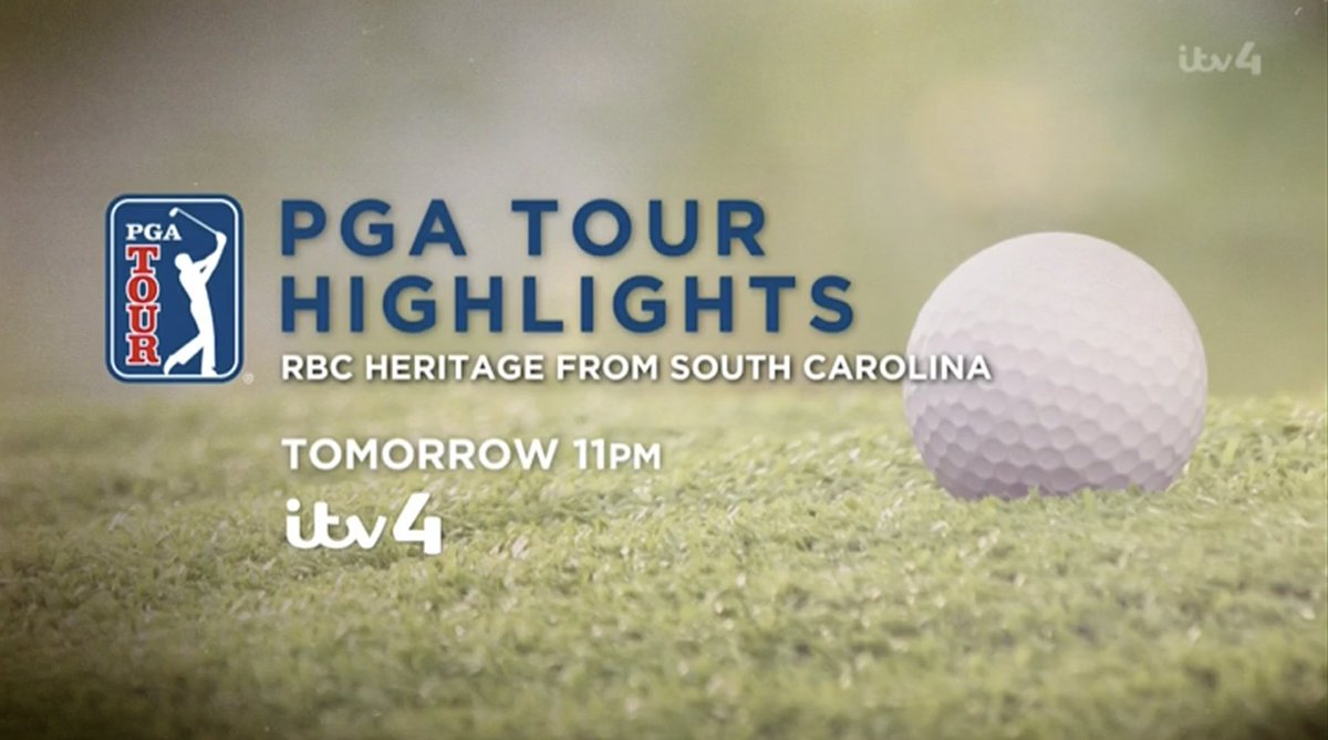Don't forget we've got PGATOUR highlights on ITV4 tomorrow at the later ...