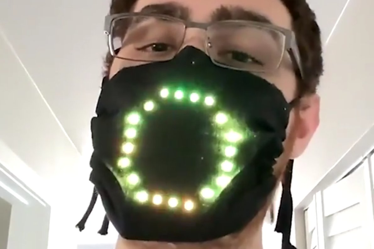 Why reveal your actual smile when you can simulate it with LED lights ...
