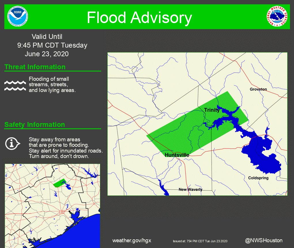 The National Weather Service in League City has Issued an Urban and ...