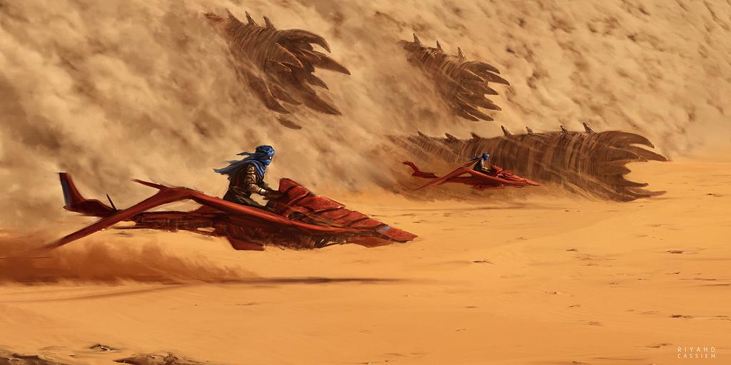Now THIS is Dune-racing! ? “Dune heist concept” by Riyahd_Cassiem: Dune ...
