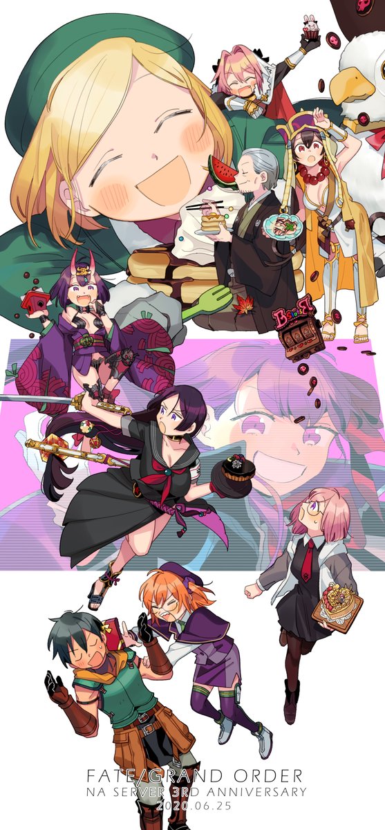FGO「HAPPY 3RD ANNIVERSARY FGO NA #FGO 」|bebeのイラスト