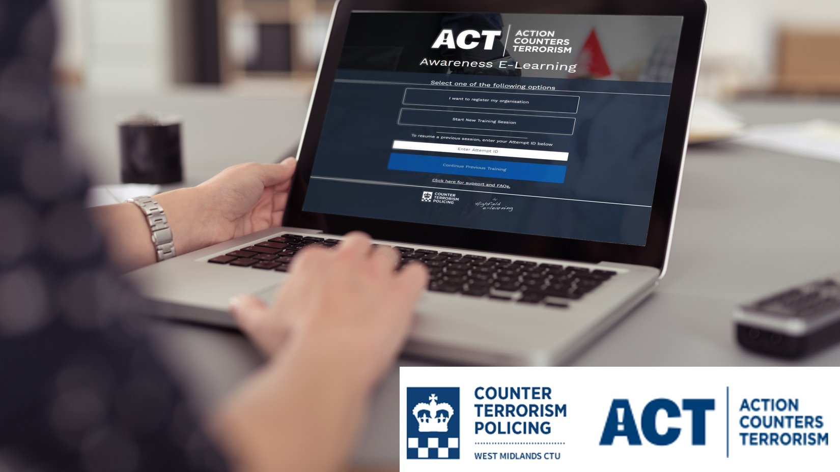 West Midlands Police on Twitter: "Sign up to ACT Awareness eLearning - an award-winning, online ...