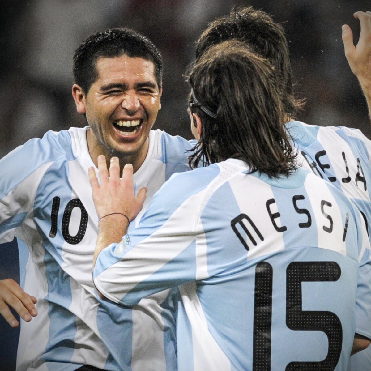 Juan Roman Riquelme and Leo Messi both celebrate their birthdays today ...