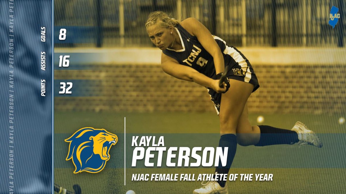 Congratulations to TCNJFH's Kayla Peterson for being named the ...