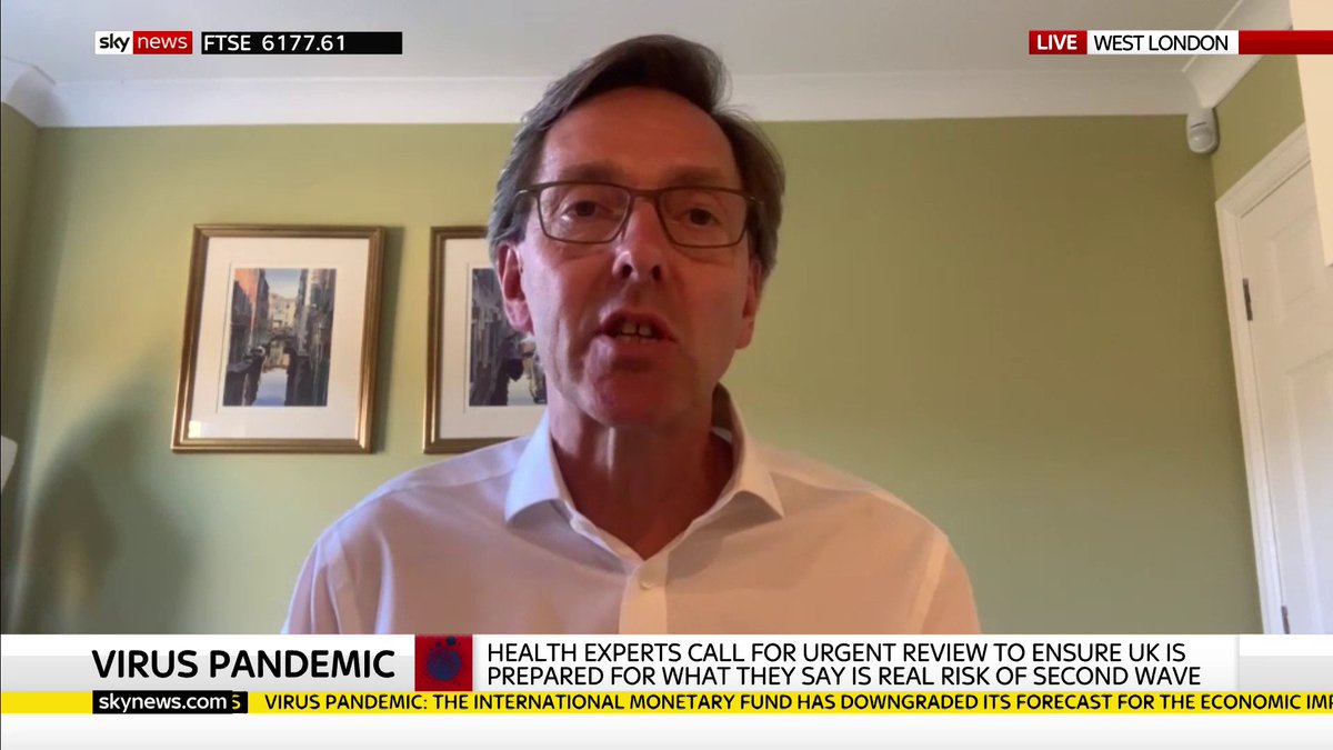 'We are expecting to see a second wave.' The Chair of the Royal College ...