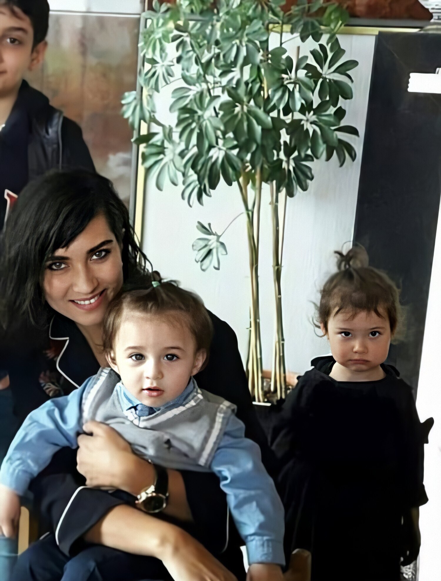 Tuba Buyukustun And Her Babies