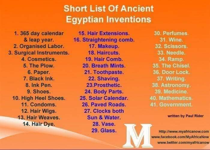 Ancient Egypt Inventions And Technology