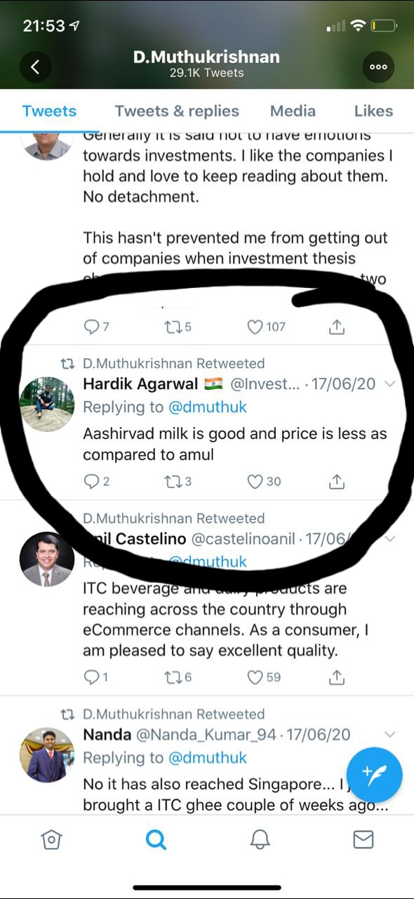 Prasenjit Paul on Twitter: "Dmuthuk with lacs of followers, vested interest in ITC spreading ...