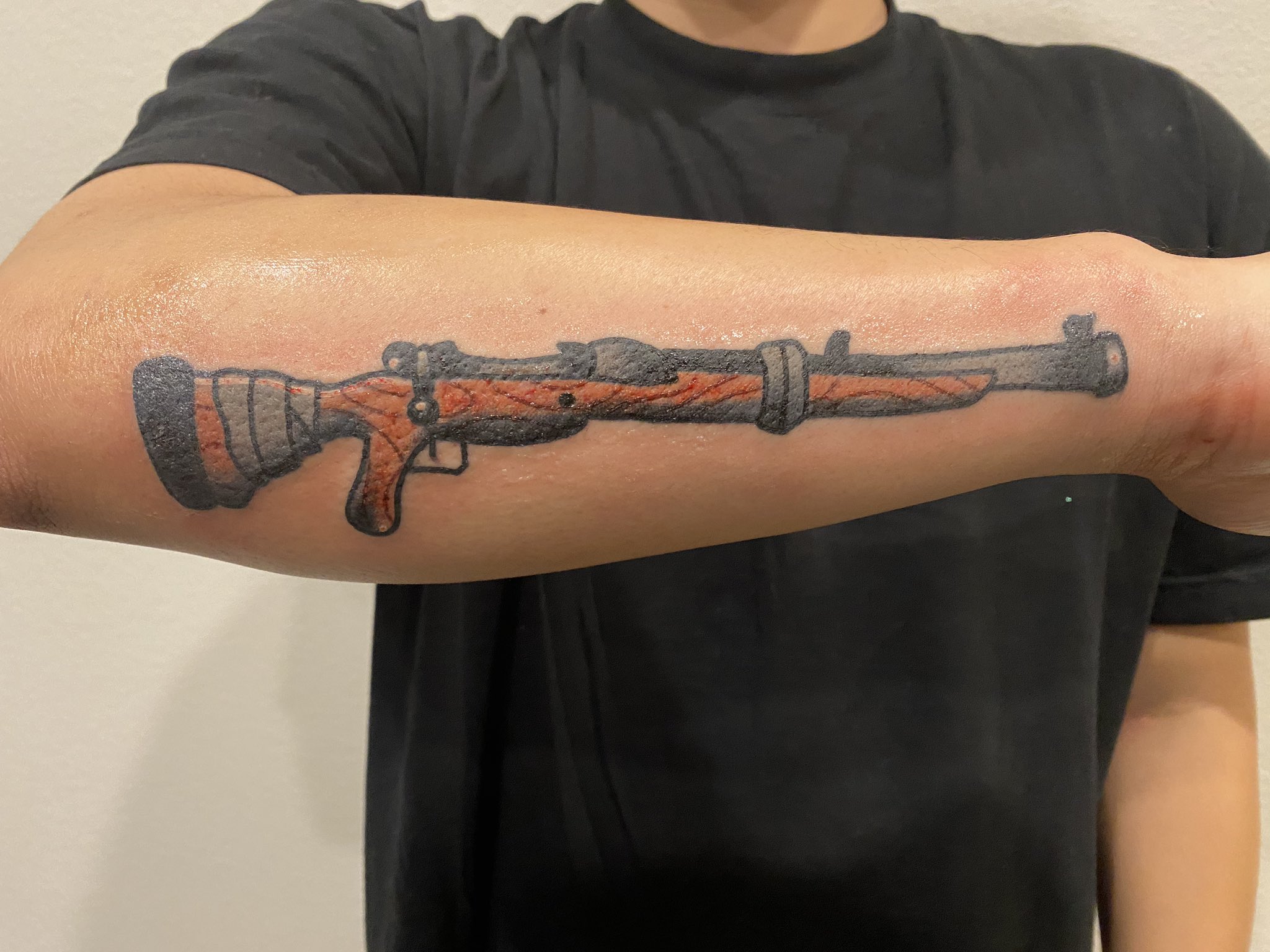 Hunting Rifle Tattoos