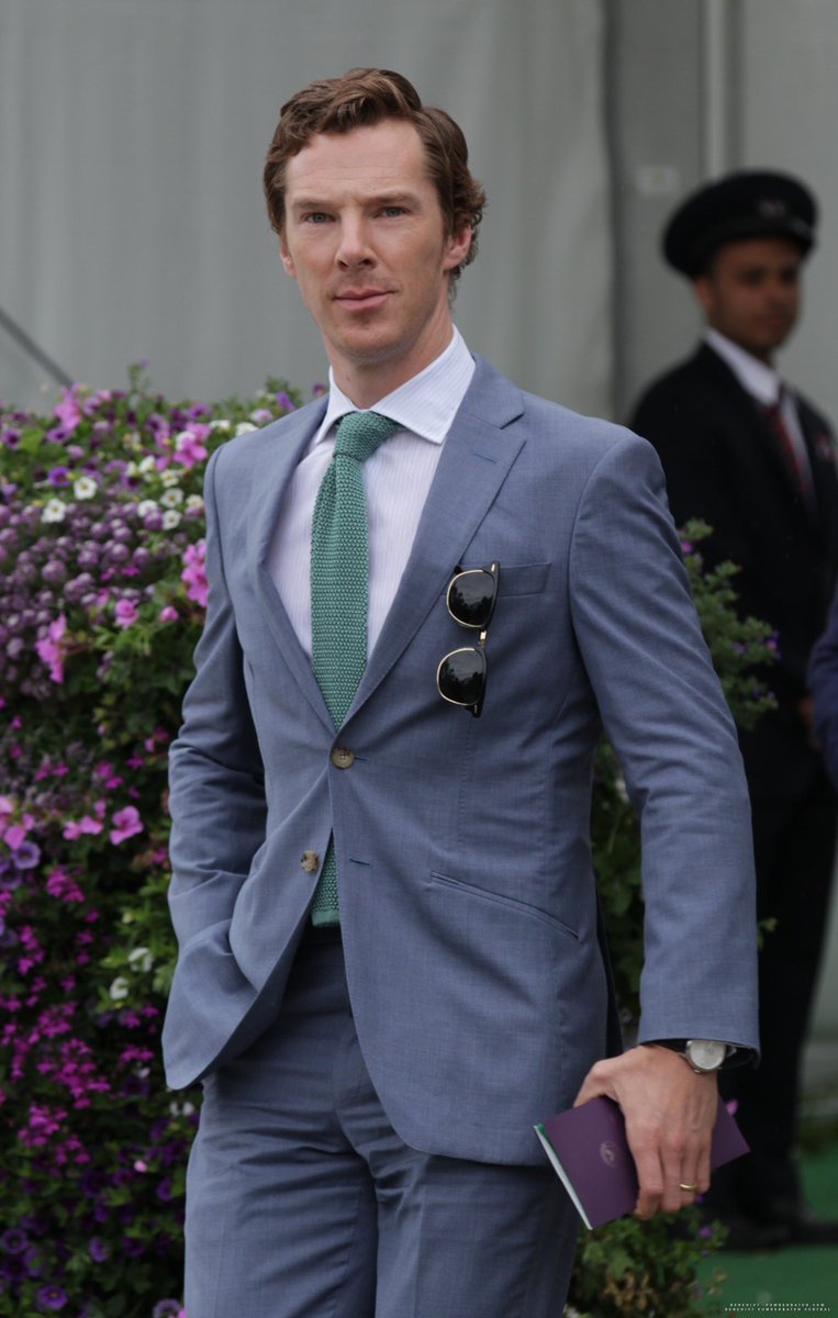 Benedict Cumberbatch Blue Suit