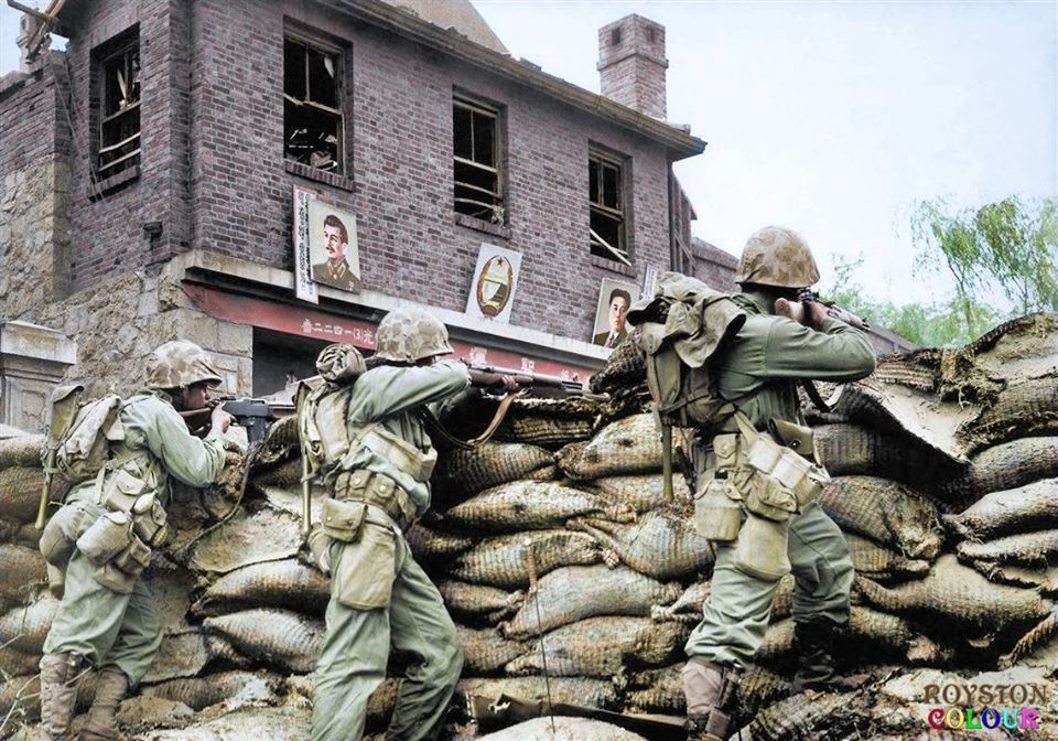 Korean War American Soldiers In Color