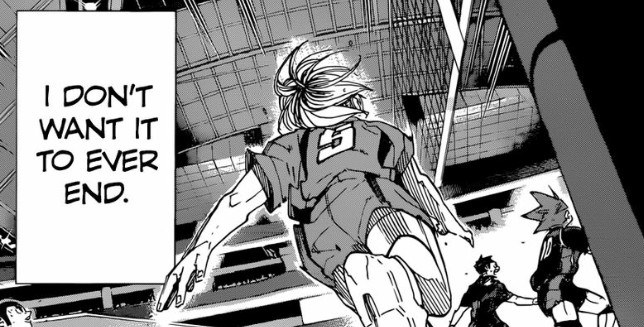 「Haikyuu!! Chapter 398 I love this page with all the recolle」エンジェルの漫画