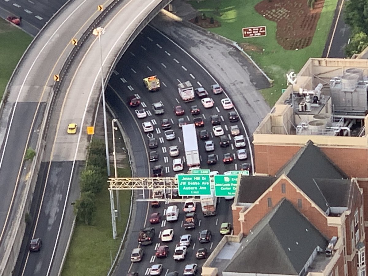 This was the scene says mckayWSB in News Chopper 2 over I-75/85/sb at ...