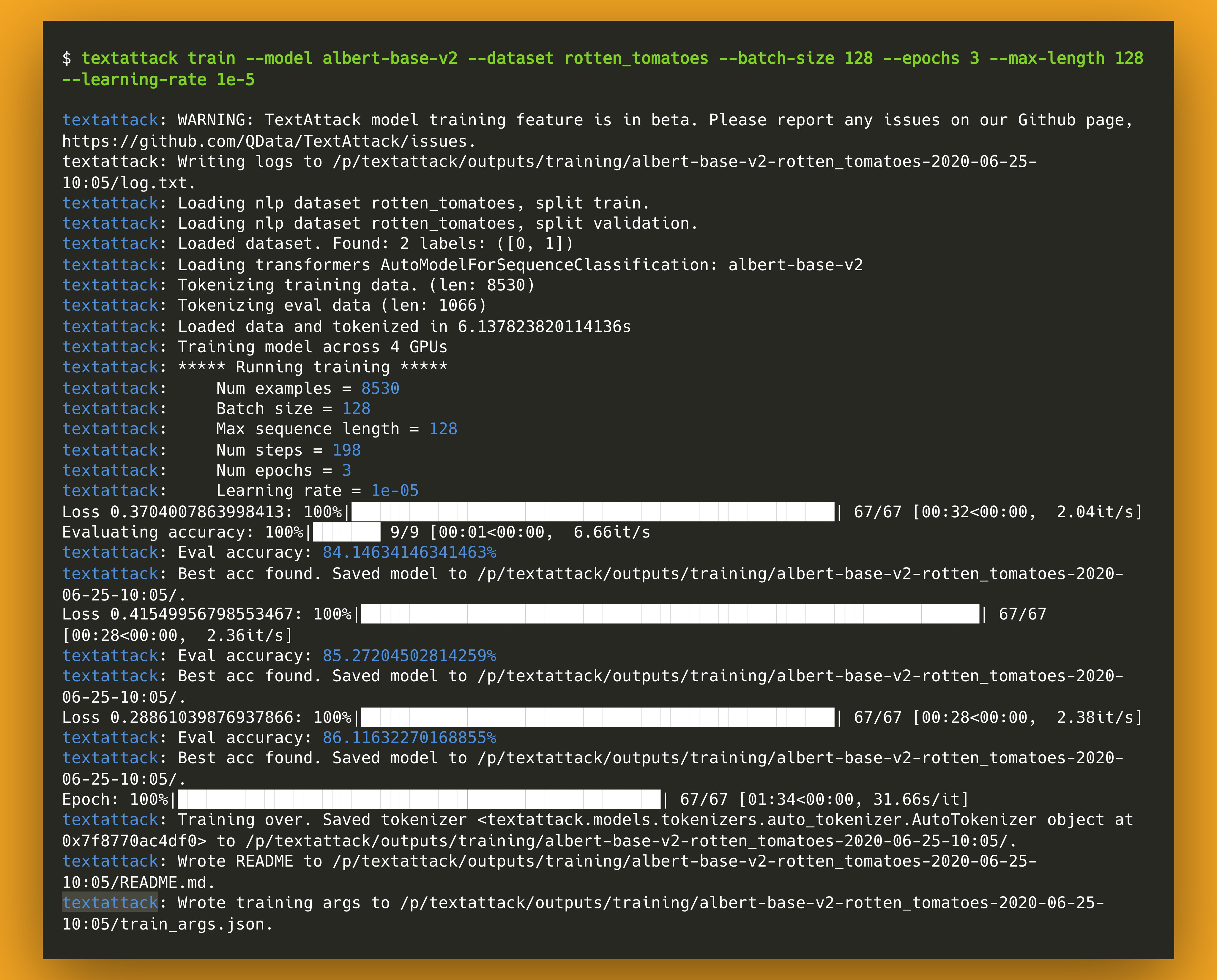 jack morris on Twitter: "Introducing TextAttack: a Python framework for adversarial attacks ...
