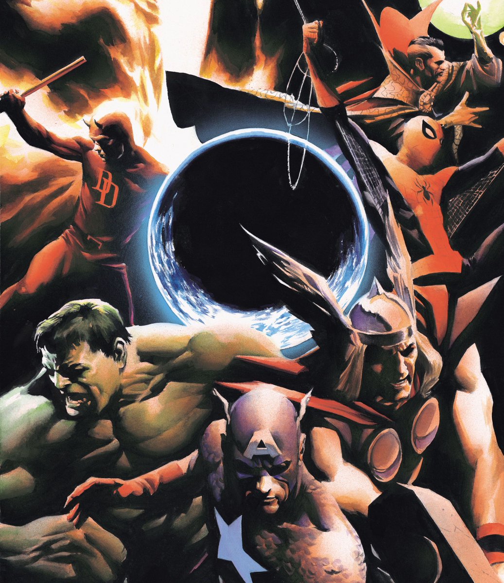 「Earth X #earthx #marvelcomics #avengers 」|Alex Rossのイラスト