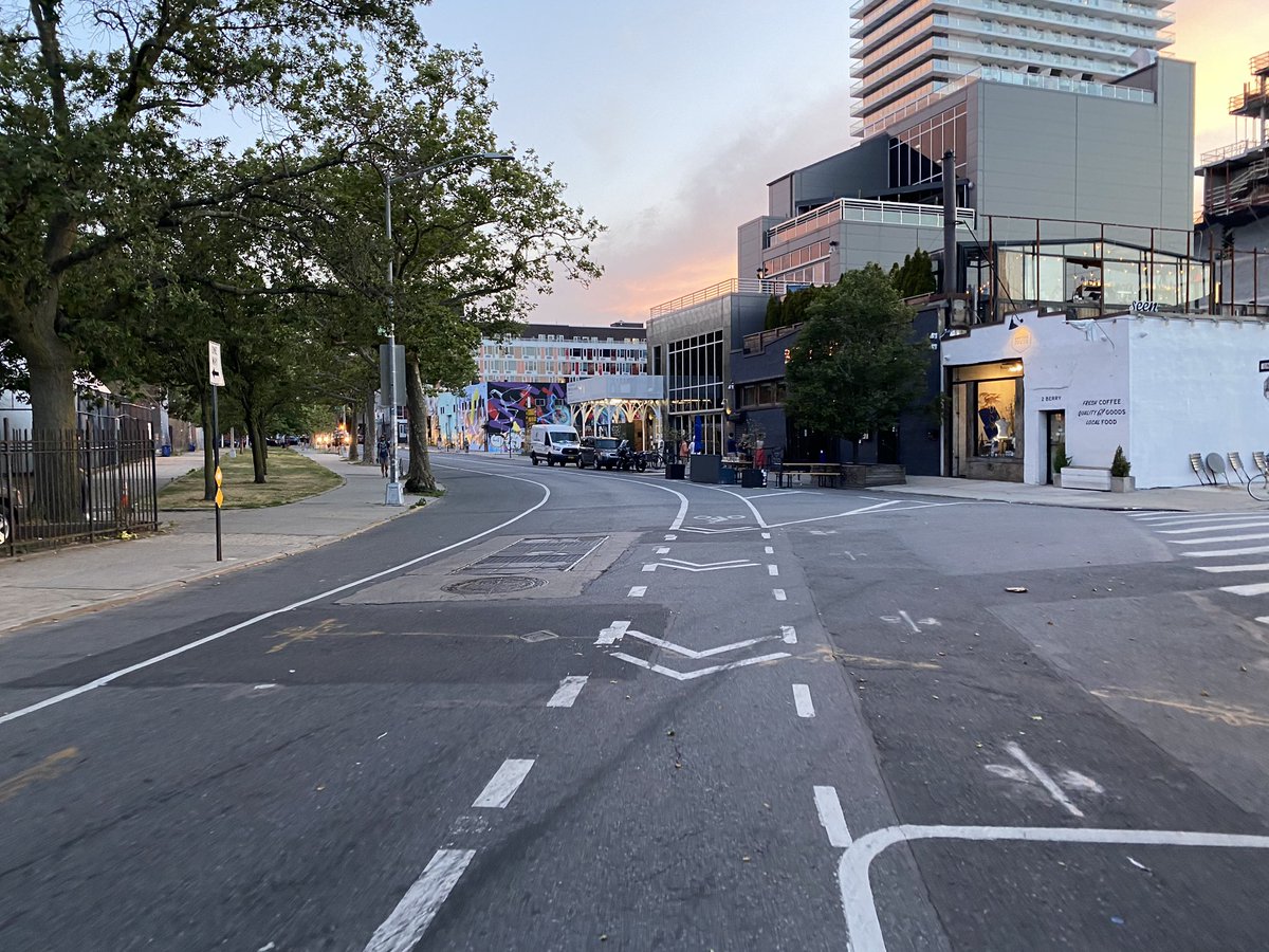 And now there a many blocks of missing barricades on Berry St. “Open ...