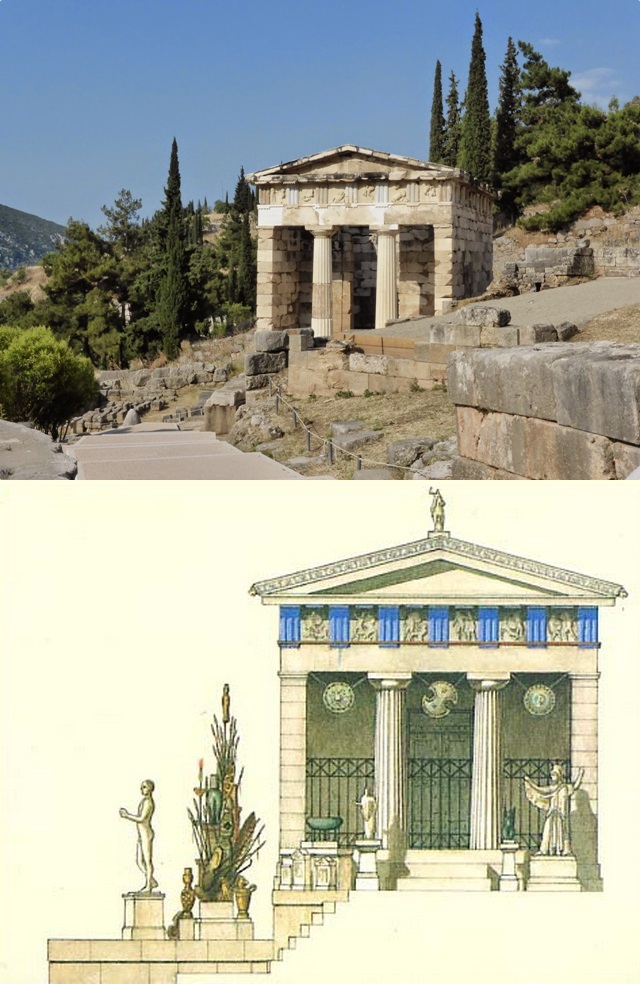 Athenian Treasury At Delphi