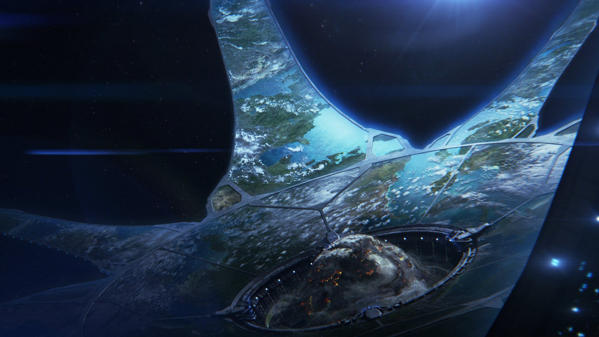 Halo Ring World Wallpaper