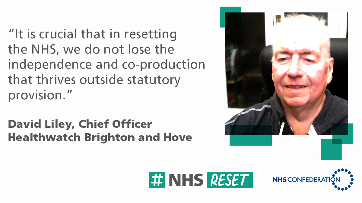 In this blog, part of our NHSReset series David Liley shares ...