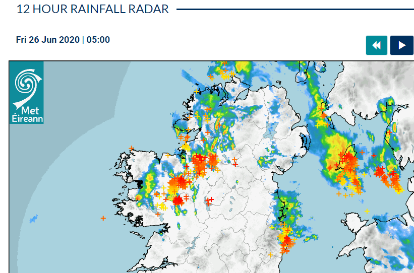 Realtime Lightning Map Flowingdata