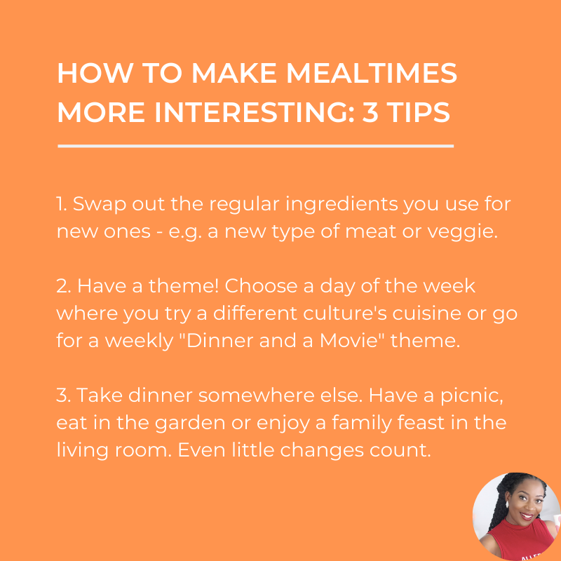 SisiYėmmié.com 💛 on Twitter: "3 practical tips on how to make mealtimes more interesting 🥘…