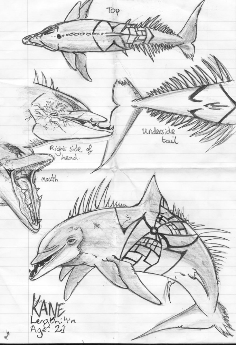 「The very first thing I uploaded to FA was a mutant dolphin c」Swampyの漫画