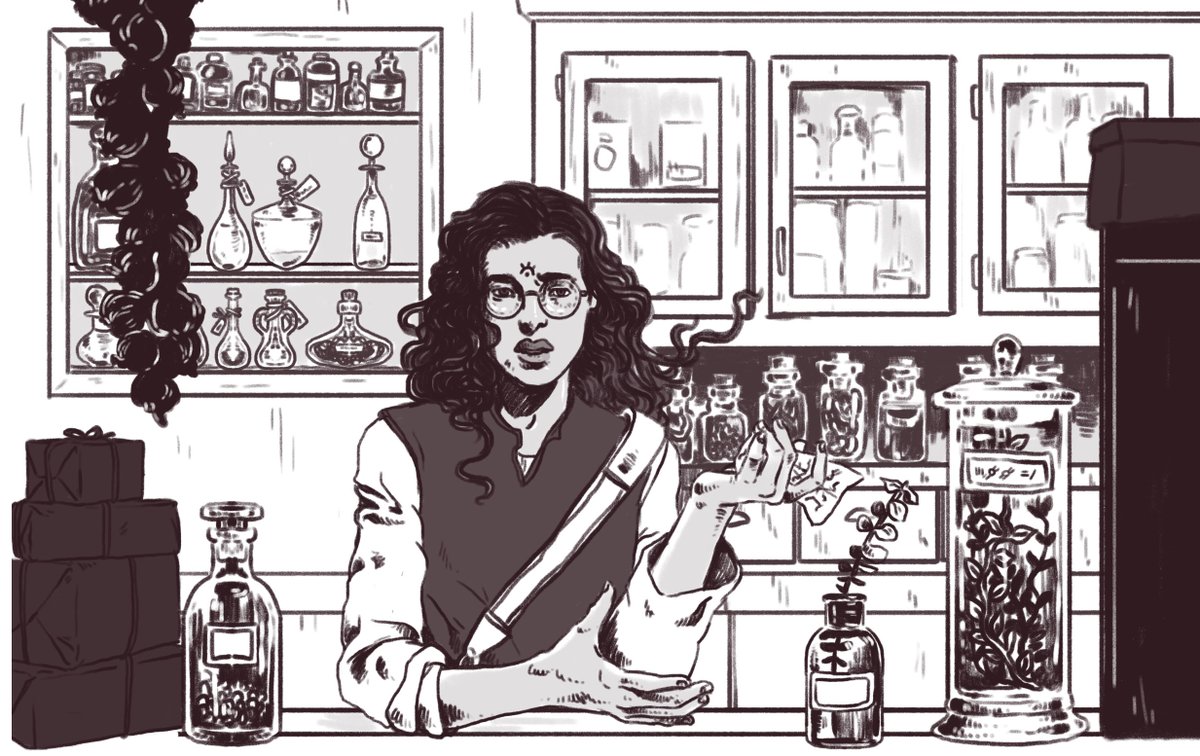 「Whenever I get sad I draw potion bottles, so I'm working on 」well_dipperの漫画