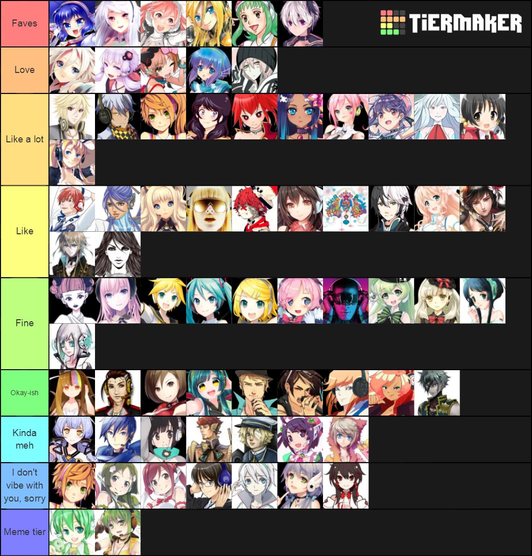 Utau Vocaloid List