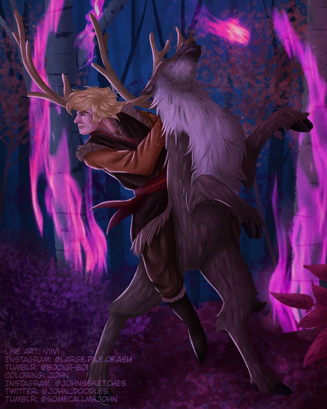 Frozen Disney Kristoff Fan Art