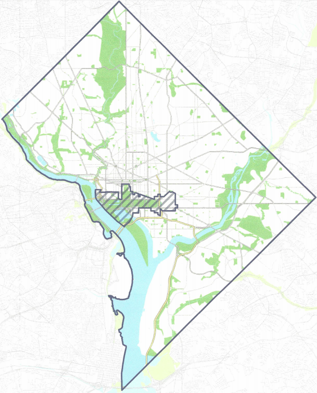 I haven't seen a map of the revised District of Columbia and the ...