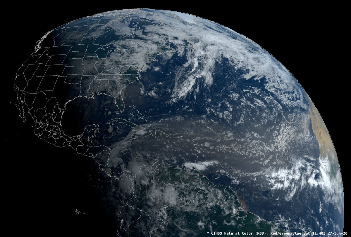 Good morning from 22,230 miles above the equator! Once clouds clear ...