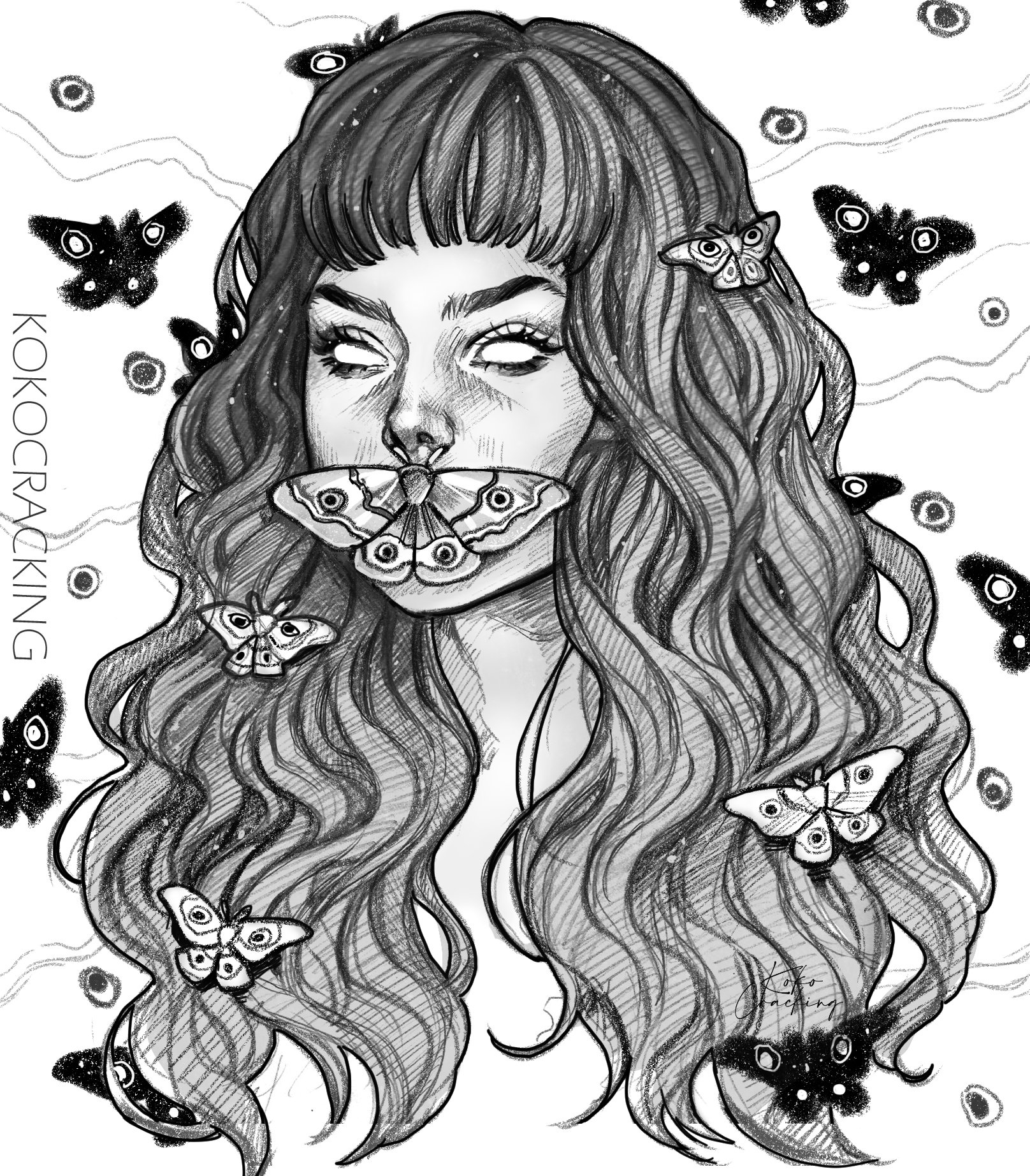 Gangsta Pin Up Drawing