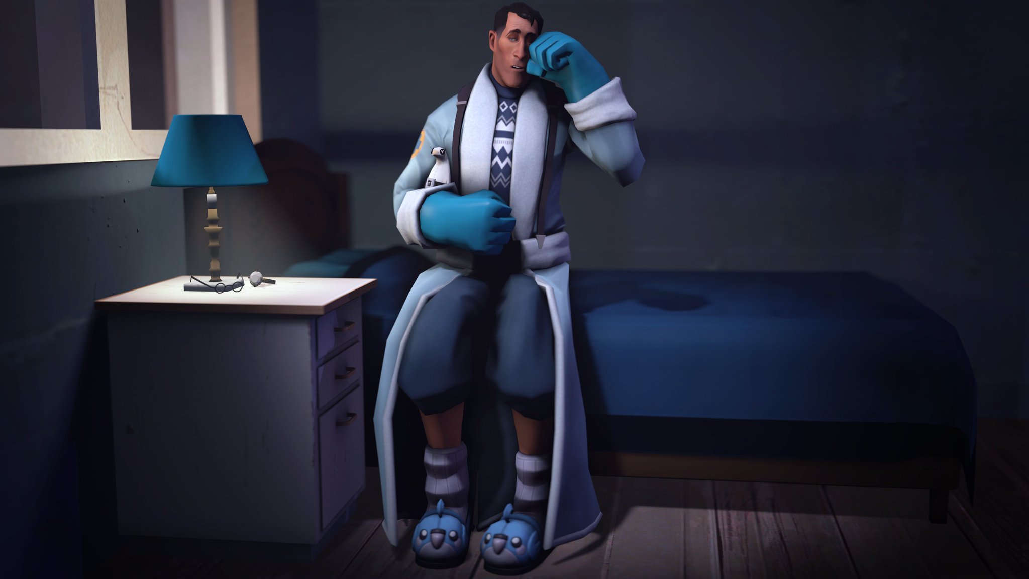 Tf2 Blu Medic Wallpaper