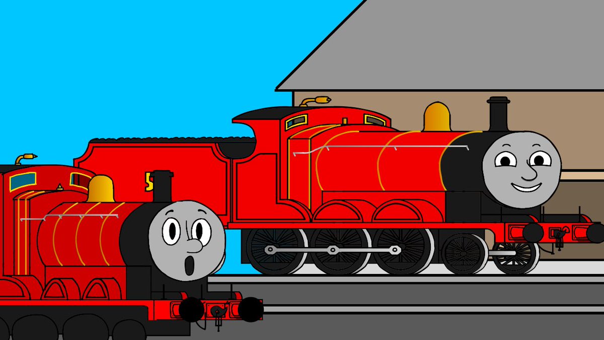 James The Red Engine Face