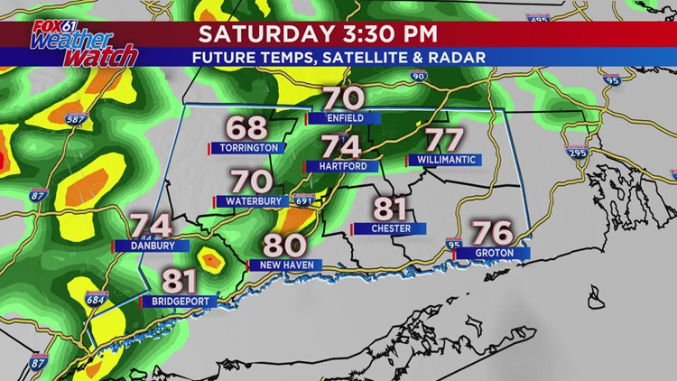 We're tracking showers and storms! Rain is moving through Connecticut ...