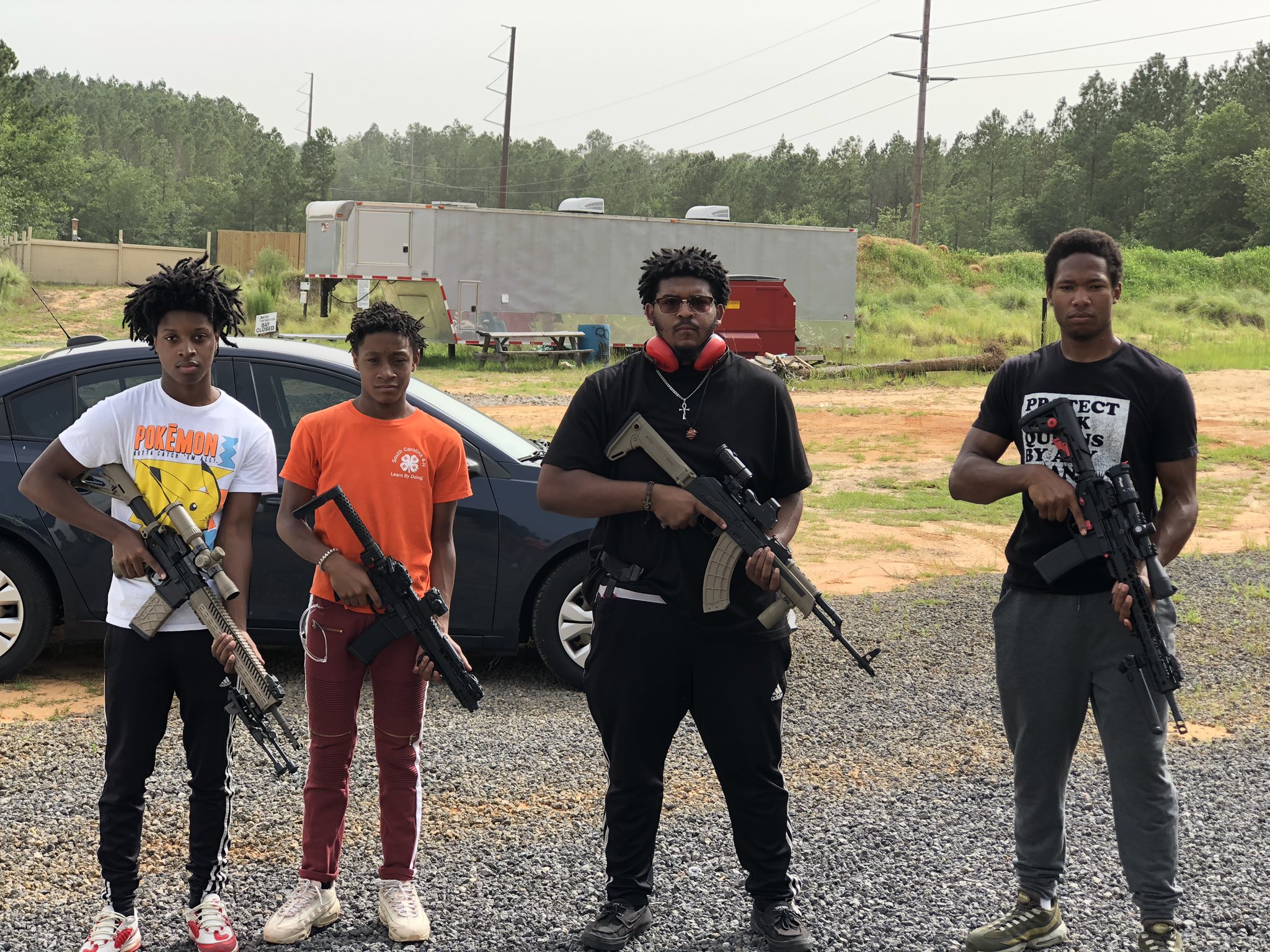Black People Holding Guns