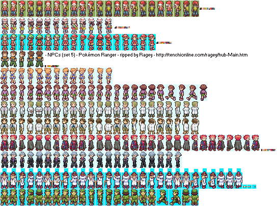 Pokemon Professor Oak Sprite