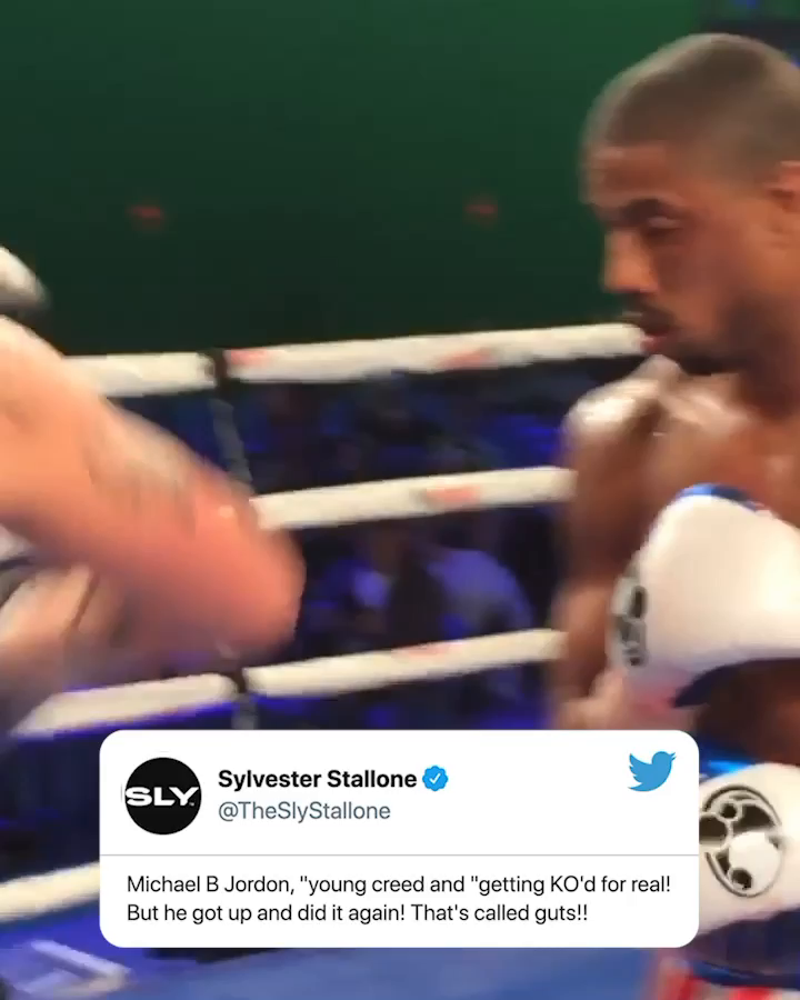 .michaelb4jordan passed on a stunt double for this scene during Creed ...