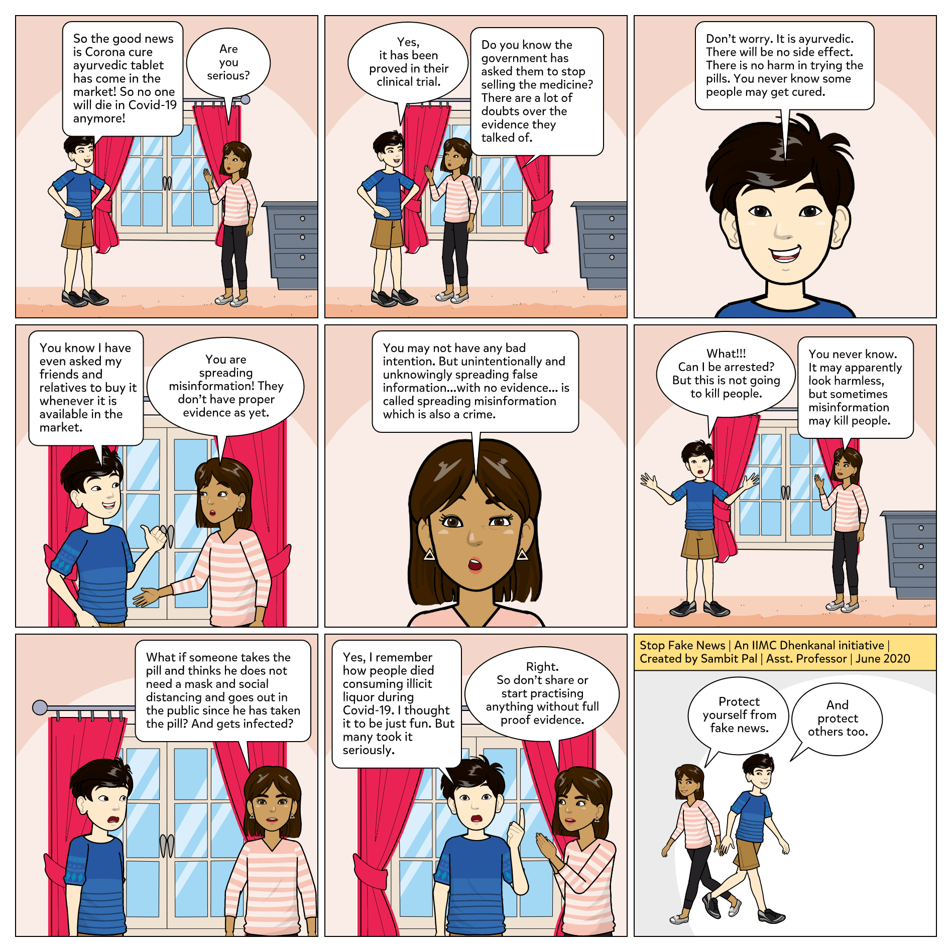 Misinformation Effect Comic