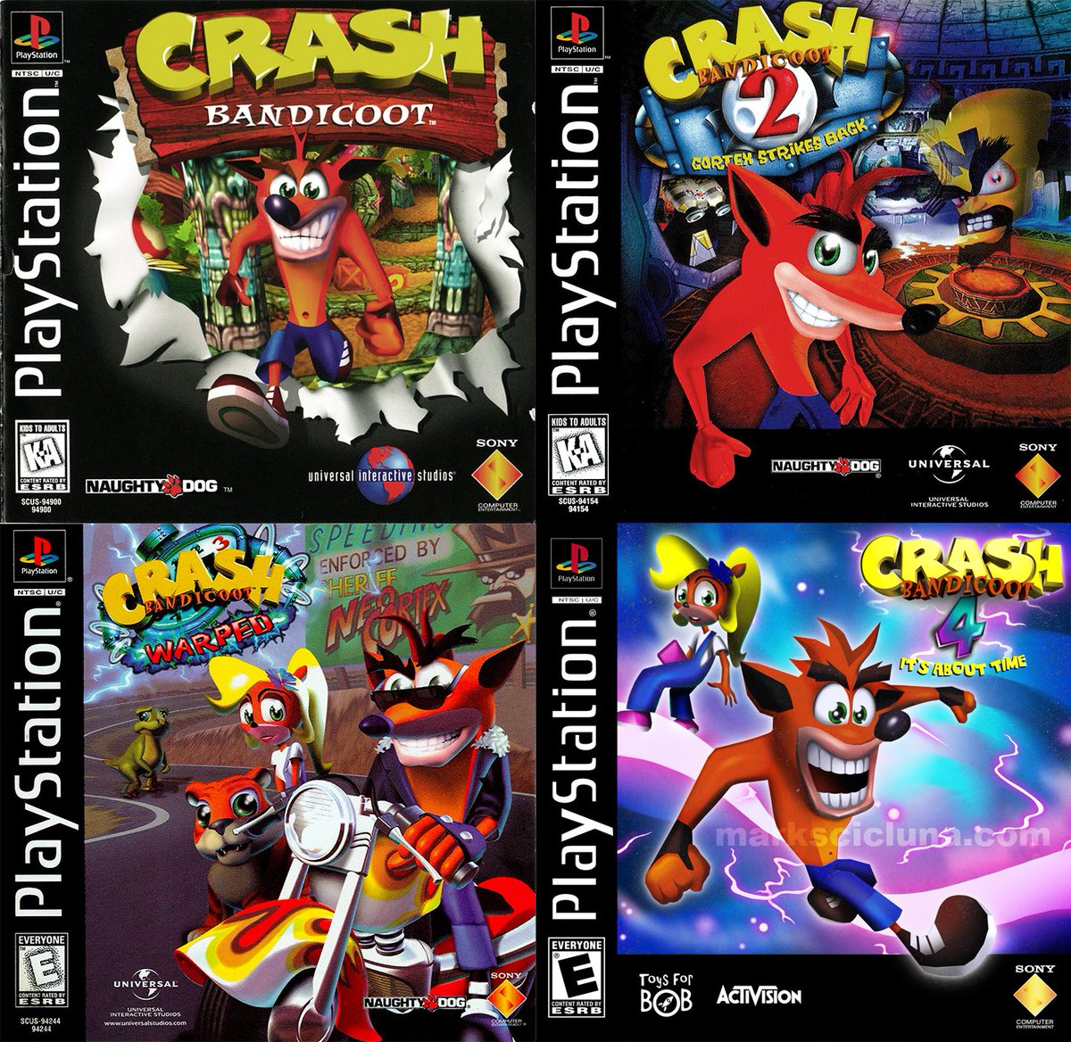 Crash Bandicoot Ps1 Cover